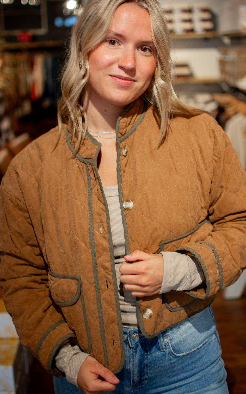 Great Oak Quilted Jacket – Claim Clothing